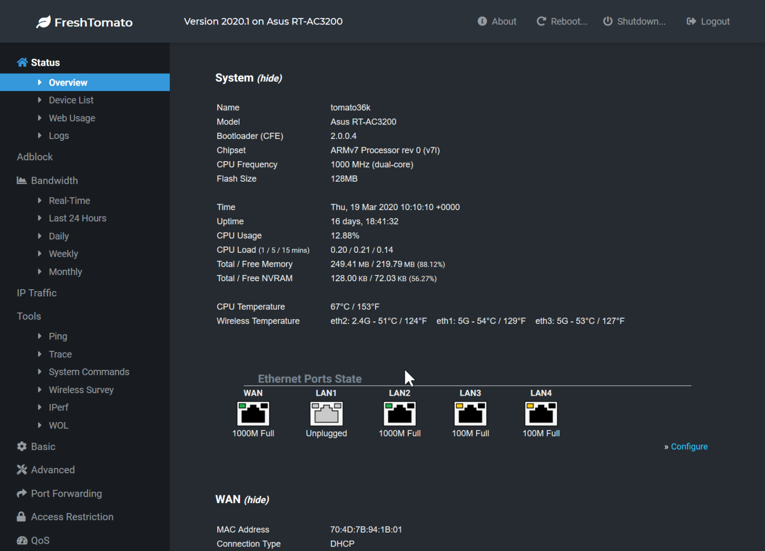 Tomato Theme Base | online theme resource for tomato firmware