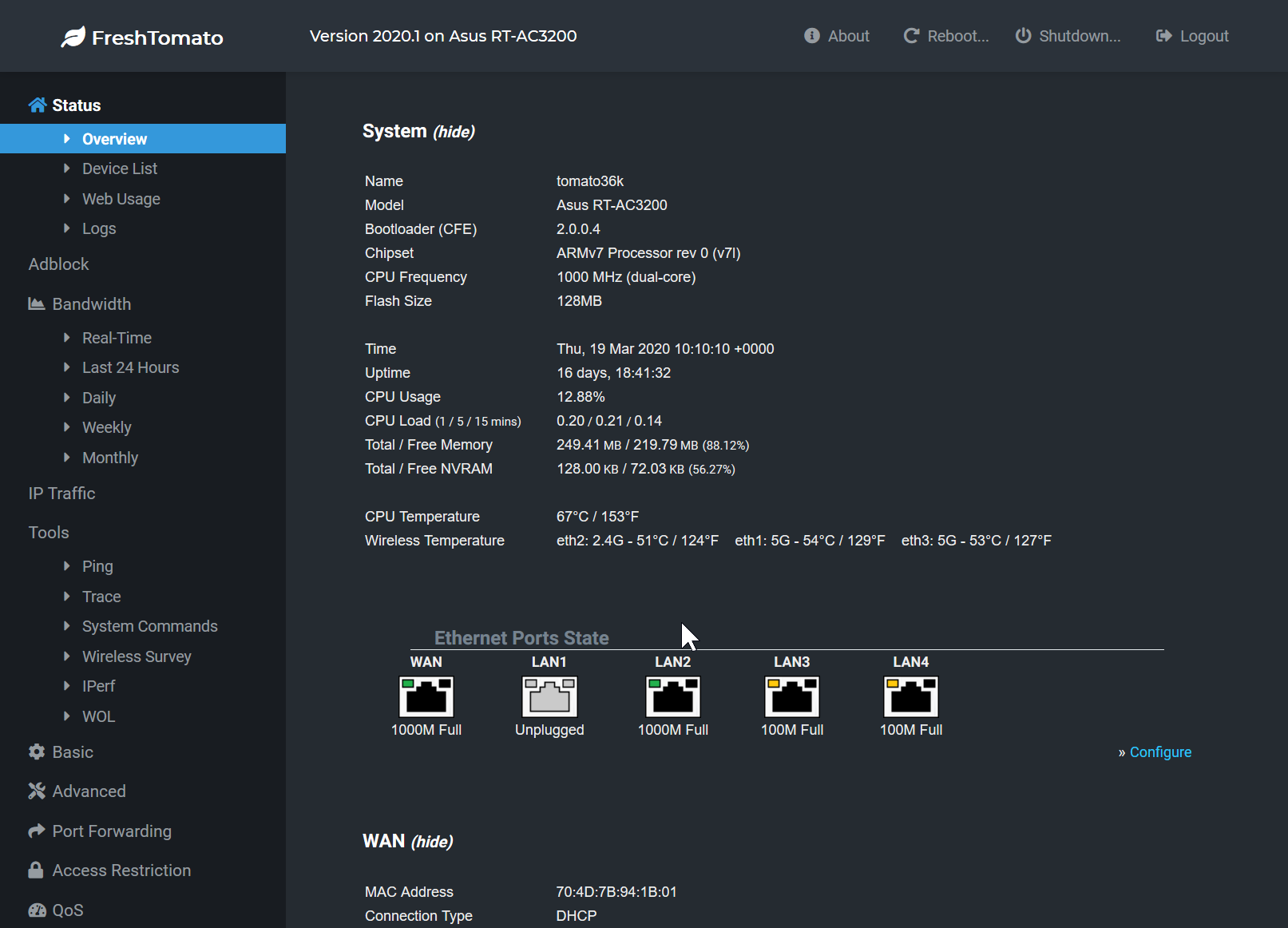 Tomato Theme Base | online theme resource for tomato firmware