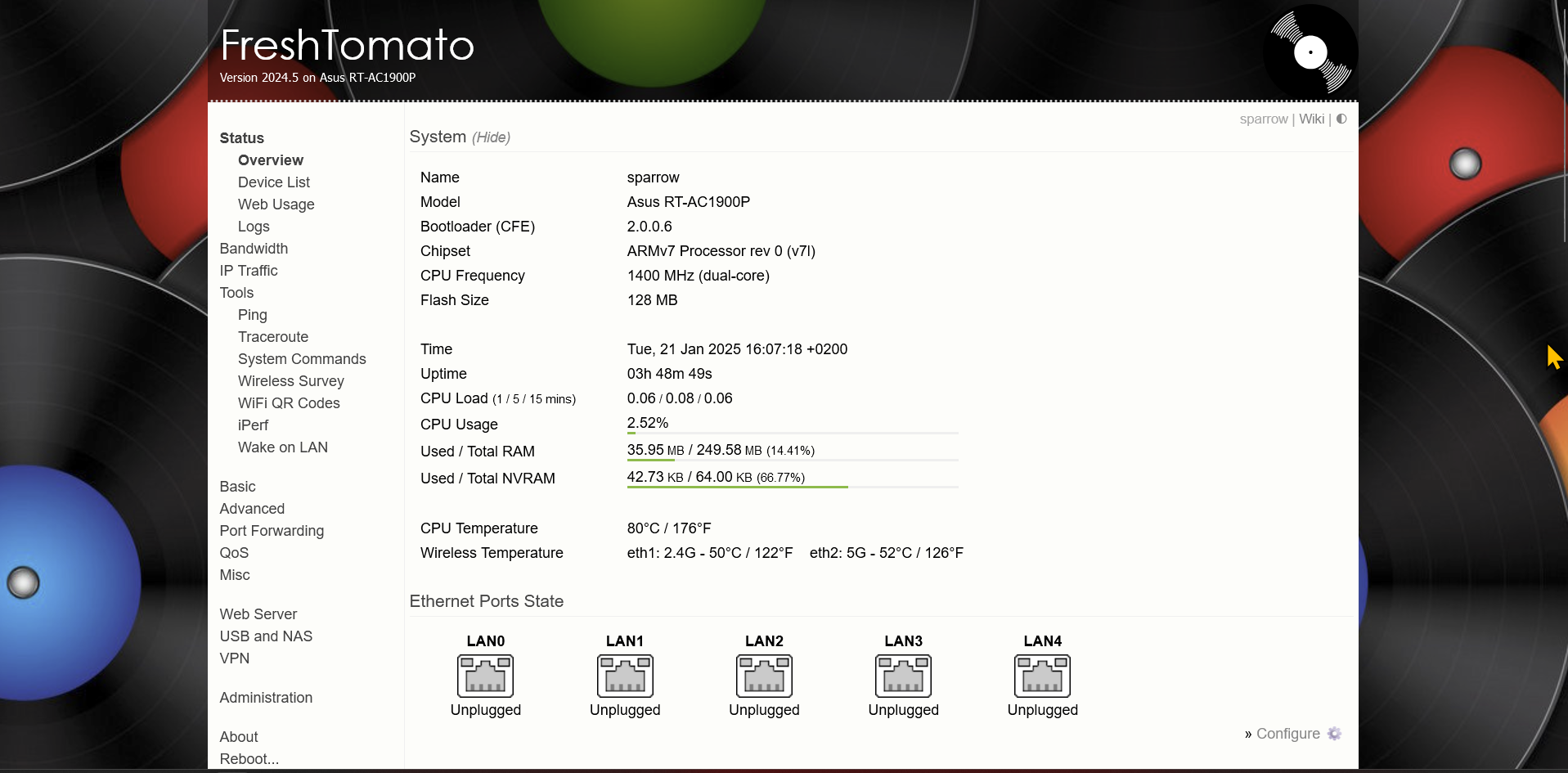Tomato Theme Base | online theme resource for tomato firmware